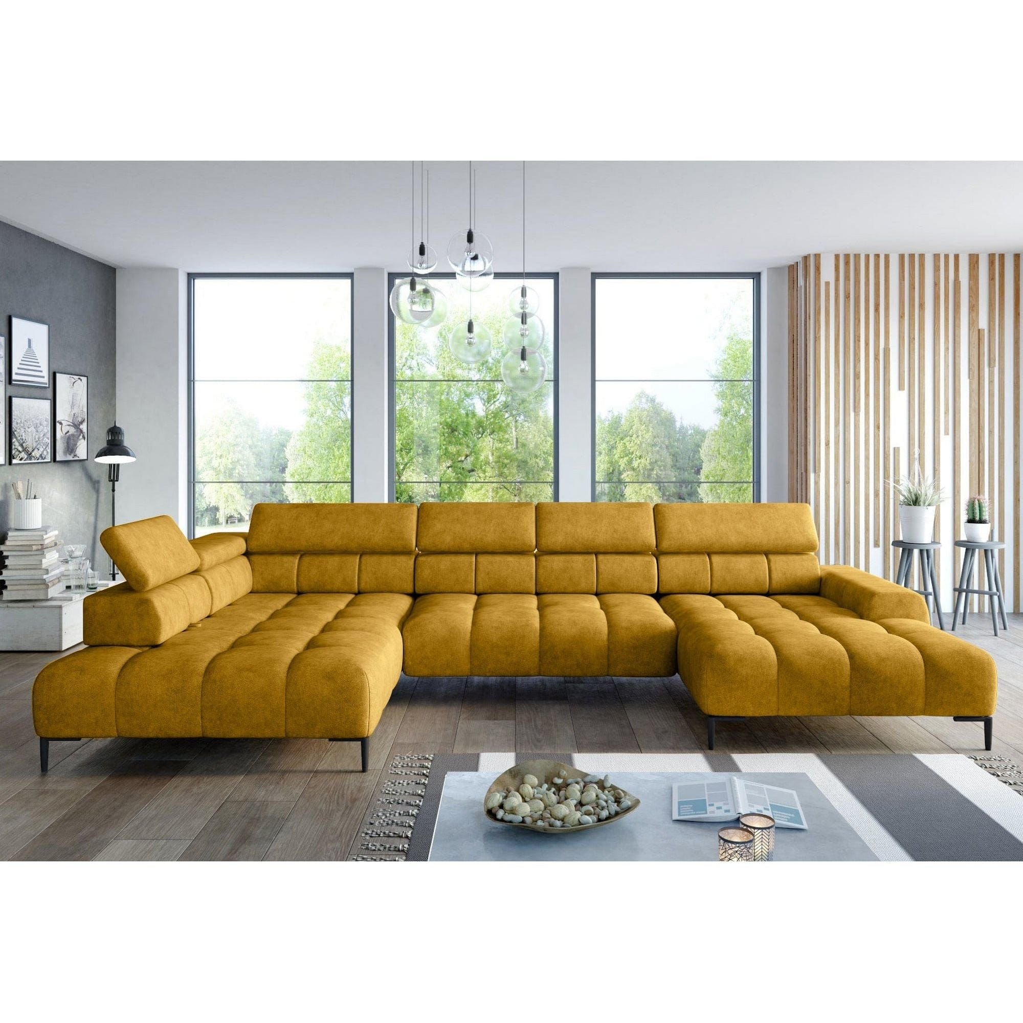 Coltar PLAZA XL, personalizabil materiale gama Premium, cu reglaj electric, tetiera si spatar ...