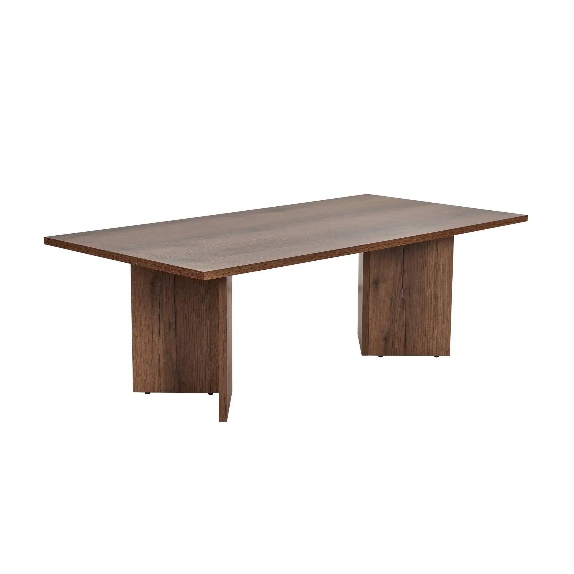 Masuta cafea SABIN, nuc inchis, PAL melaminat, 119x60x40 cm | Acaju.ro ️
