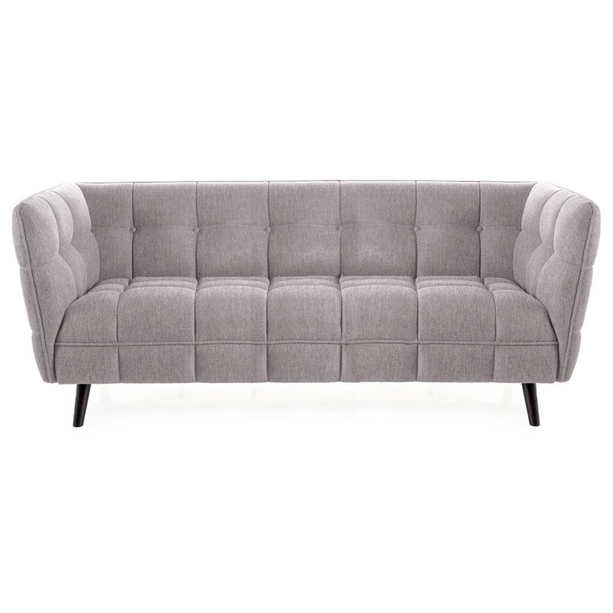 Canapea CASTELLO 3, bej, stofa clasica/lemn, 200x85x78 cm | Acaju.ro ️